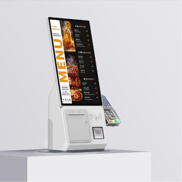 Quality Fast Food Ordering Kiosk 21.5 Inch Screen Scan QR Code and Credit Card Payment for sale