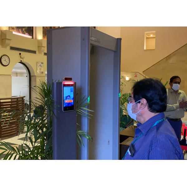 Quality Capacitive Touch 200W Pixels Face Recognition access control system Temperature for sale