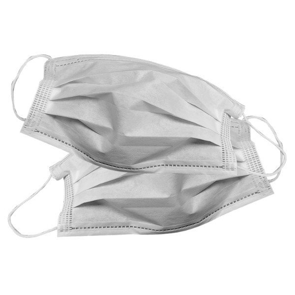 Quality White Nonwoven Disposable 3 Ply Face Mask For Cleanroom for sale