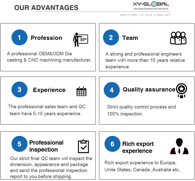 OEM Custom ADC12 A360 A380 Alloy Aluminum Die Casting Machine Part