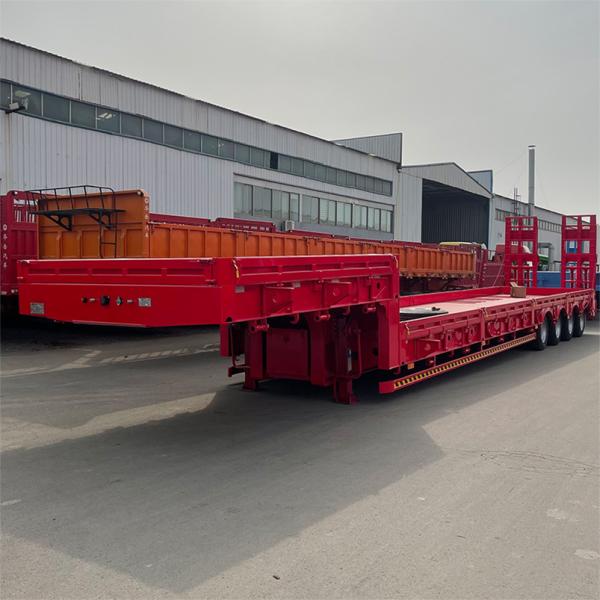 Quality Professional Semi-Trailer with Customers Optional 40 Semi Flatbed Trailer Parts for sale