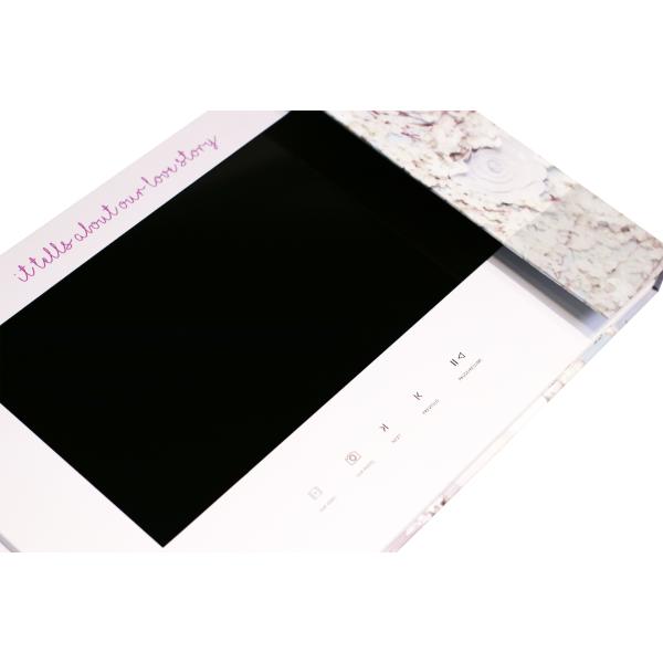Quality Paper Craft LCD Screen Invitation Card , 10.1 Inch 128MB Video In Print Brochure for sale