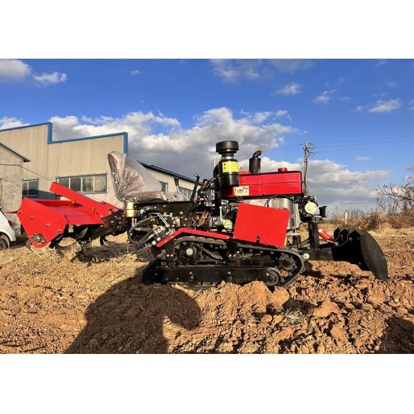 Quality Rubber Track Small Crawler Tractor Multifunctional Paddy Field Crawler Mini for sale