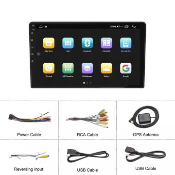 Quality High Resolution 9" Android 10 Car Audio Radio Stereo with GPS WIFI IPS Car for sale