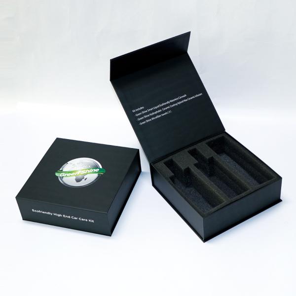 Quality Wholesale packaging black box with foam magnetic stripe box for sale