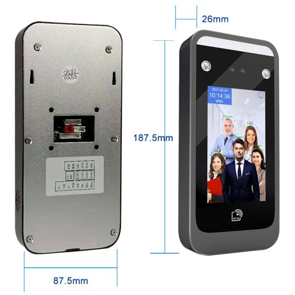 Quality Linux WIFI AI Facial Recognition Access Control System Biometric QR Code RFID for sale