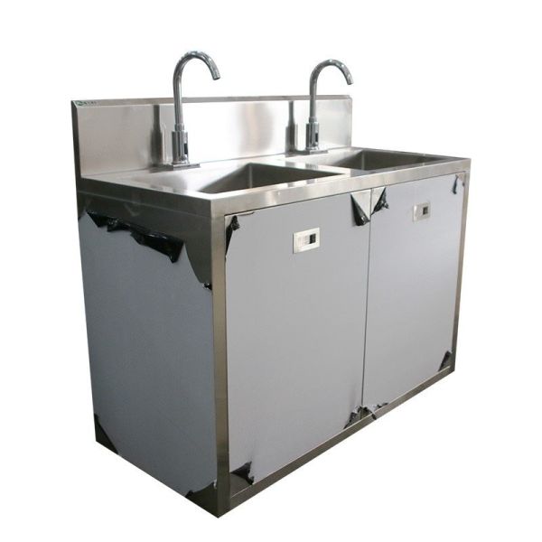 Medical Hand Wash Sink - Foot Operated Stainless Steel Hand Wash Basin ...