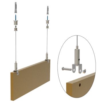 Quality Fork Cable Gripper With Mounting Brackets Components For Sound Absorbing Ceiling for sale