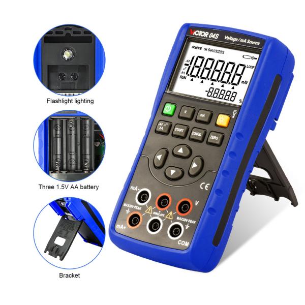 Quality VICTOR 04S Voltage/mA Source calibrator tester Temperature calibrator simulator for sale