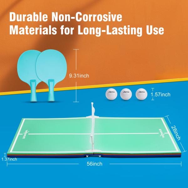Quality Outdoor Entertainment PingPong Table Pool Party Game with Floating Tray Table for sale
