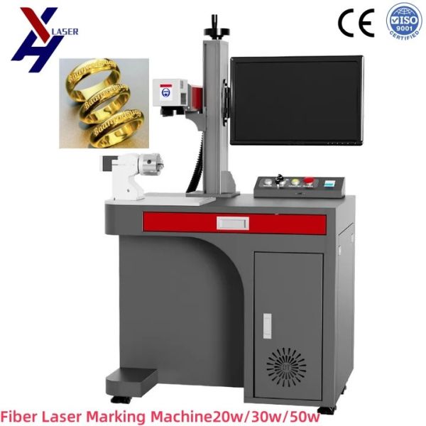 Quality Jpt Mopa M7 60W 100W 200W Fiber Laser Marking Machine For Deep Engraving for sale