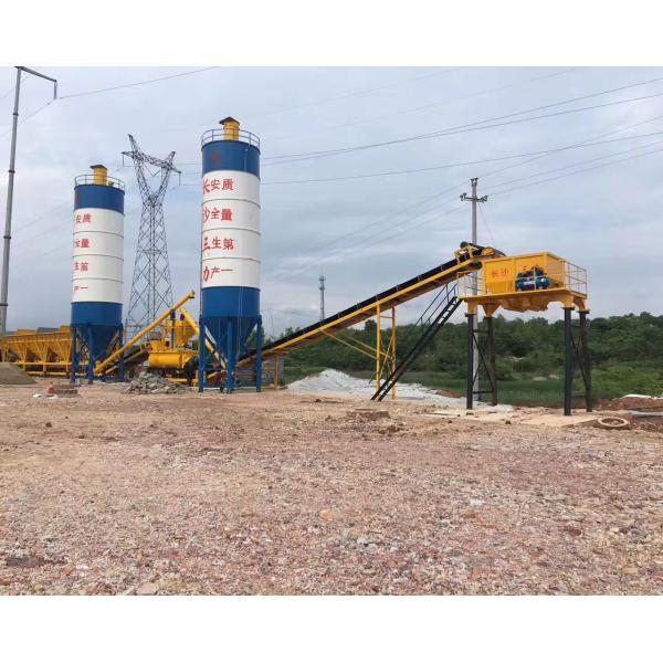 Quality Hzs50 Concrete Batching Plant Twin-shaft Concrete Mixer Concrete Batching Plant for sale