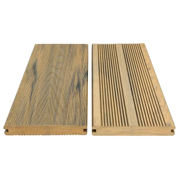 Quality Exterior Robust Wood solid edge Composite decking Trim Boards Customized Length for sale