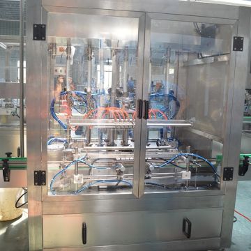 Quality High Precision 1.5KW/AC220V 50/60HZ Servo Piston Filling Machine for Lubricant for sale