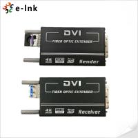 Quality Mini 4KX2K DVI Fiber Transceiver MM 300M Auto EDID for sale