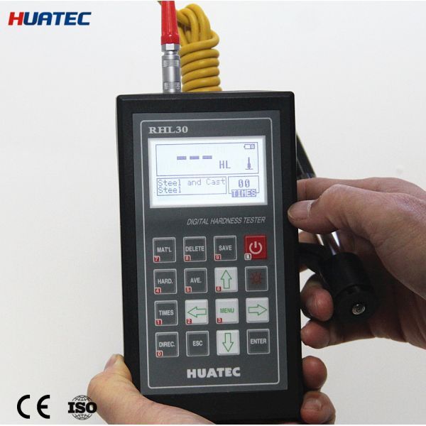 Quality LCD Display With Back - Light USB / RS232 Portable Leeb Hardness Tester RHL30 for sale