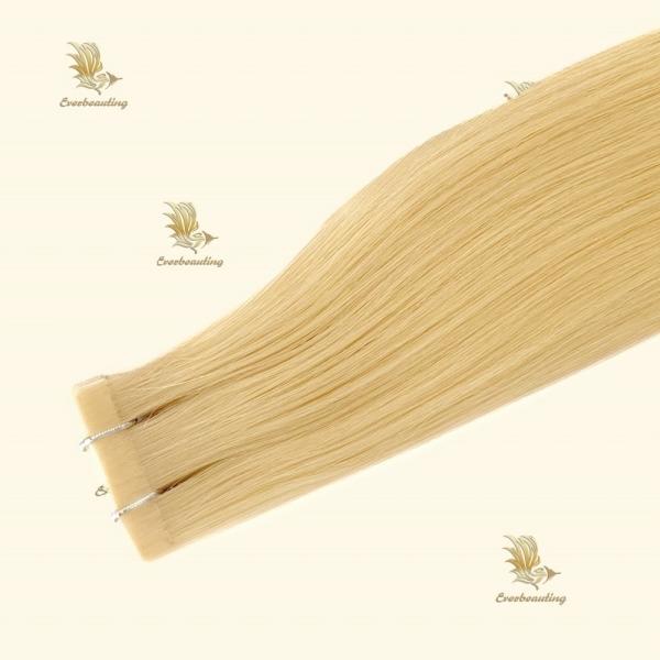 Quality 18 Months Life Dyeable Blonde Color Tape in Hair Extensions Directly Supplied for sale