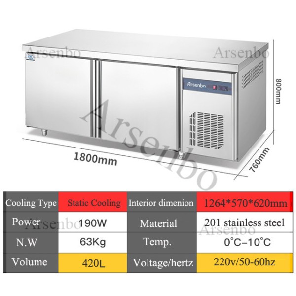 Quality Multiscene Commercial Restaurant Refrigerator Anticorrosive Practical for sale