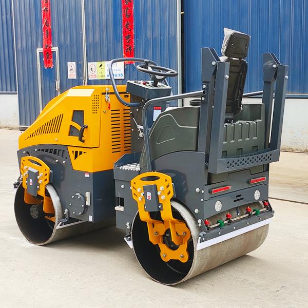Quality Road Roller Manufacturer Double Wheels Hydraulic Vibrating Tandem Roller Earth for sale