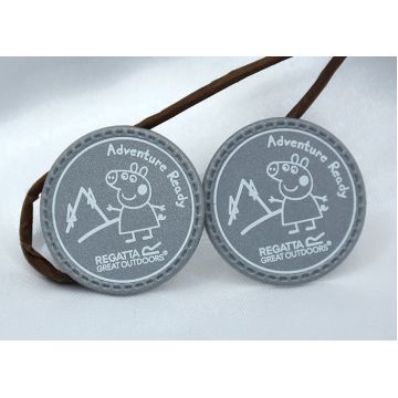 Quality 2 In 1 Sail TPU Clothing Labels Custom Reflective Patches For Clothing for sale