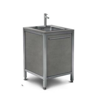 Quality Moistureproof Aluminium 304SUS Modular Kitchen Cabinets With Wheels for sale