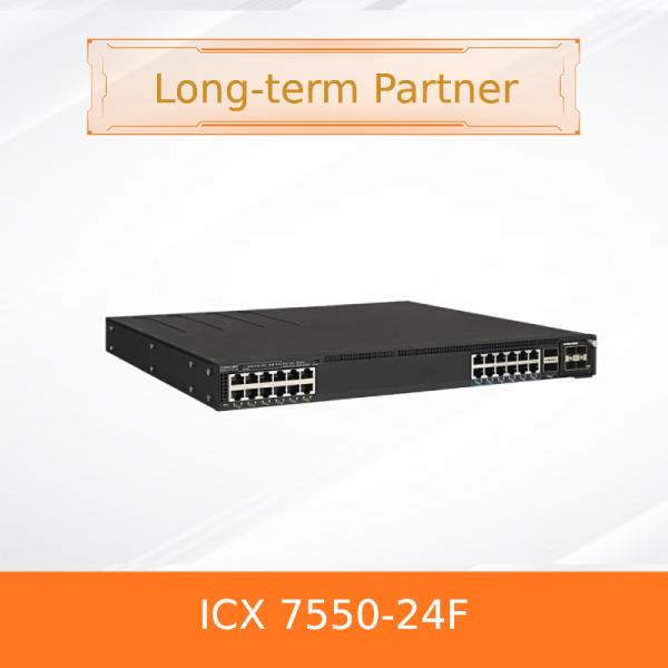Quality RUCKUS network switch ICX 7550-24F Stackable Fiber Switch 10G SFP+ 100GbE Uplink for sale