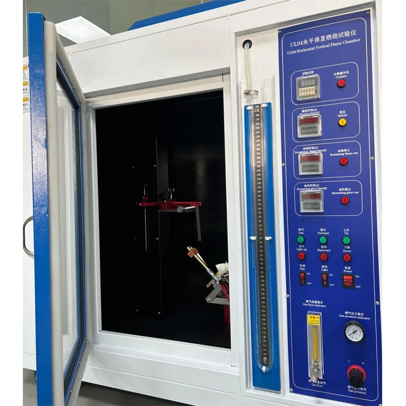 Laboratory UL94 Horizontal and Vertical Flame Resistance Tester for Plastic