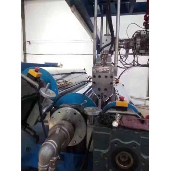 Quality Twin Screw Roofing Sheet Making Machine With PET Flakes Material High Efficient for sale