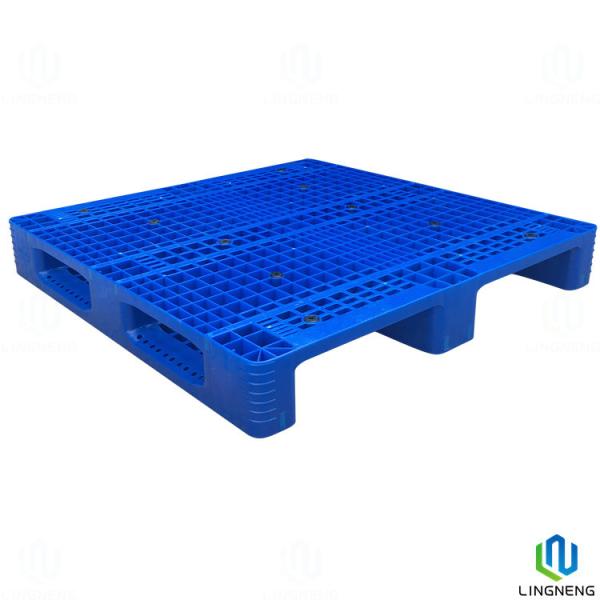 Quality 1100 X 1100 Heavy Duty Plastic Pallet Two Way  Entry Euro Warehouse Plastic Forklift Pallets for sale