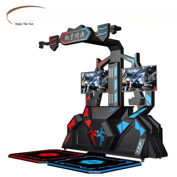Quality 360 Vision VR Arcade Shooter 9D VR Game Machine Double Players Low Maintenance for sale