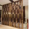 china Rose Gold Metal Room Divider Retro Room Divider Screen Stainless Steel