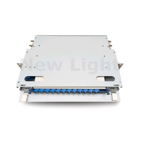 Quality 19 Inch ODF Optical Fiber Distribution Frame 12 Port Core with Standard Size for CATV and FTTH Applications for sale
