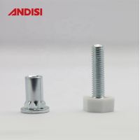 Quality Under Desk Furniture Feet with Adjustable Screw Foot and 6MM M Length 20/25/30 for sale