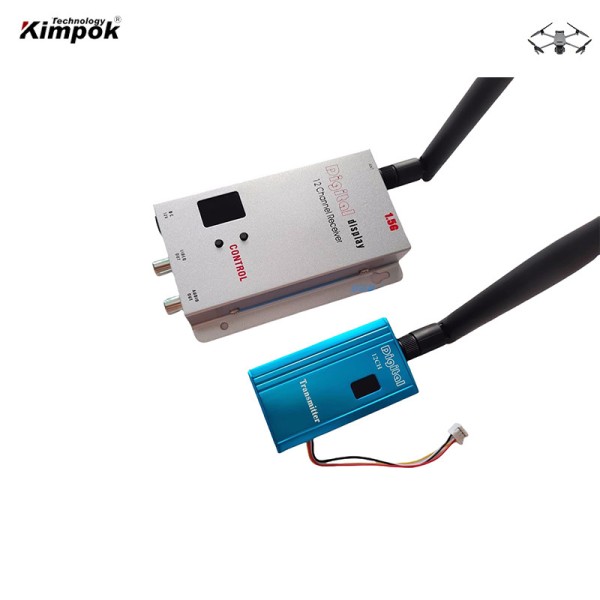 Quality 1.5G 1.5W Video Receiver Analog Signal Wireless Transmitter And Receiver VRX For FPV Drones for sale