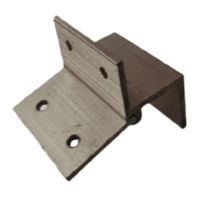 Quality Waterproof Solar Panel End Clamps Anodized Solar Panel Metal Roof Clamps for sale