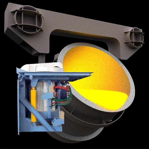 Quality Medium Frequency Metal Melting Furnace Industrial Induction Furnace System for sale