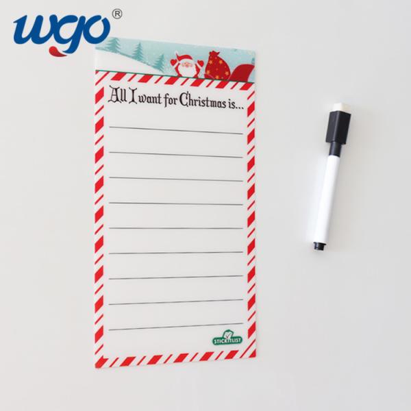 Quality Wall Self Adhesive Christmas Dry Erase Calendar Removed Without Residue for sale
