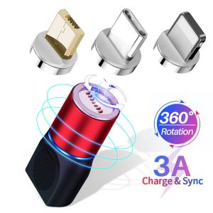 Quality 3 In 1 3A Magnetic USB Charging Cable Pure Oxygen Free Copper for sale