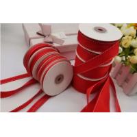 Quality Custom Stitched Grosgrain Ribbon Multi Color Choice For DIY And Decoration for sale