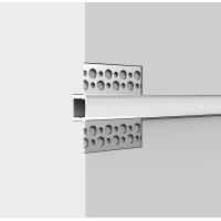 Quality Anodize / Coating Aluminum Led Strip Light Profile Flush Mounted Plasterboard for sale