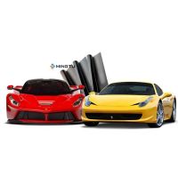 Quality High VLT 50% 1.52*30m Carbon Reflective Black Color 1ply Window Film for Car for sale