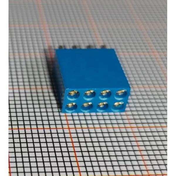 Quality 2x4 Smd Female Header Connector Right Angle 2.54 Pitch 8 Pin Header Connector for sale