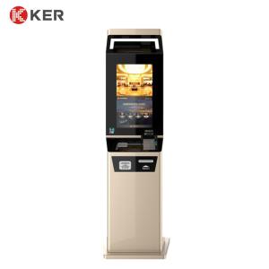 Quality Identity Authentication Touch 19 Inch Hotel Self Check In Machine for sale