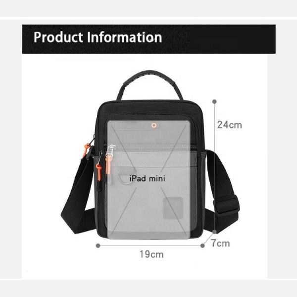 Quality Custom Color Logo Cycling Messenger Bag Men's Shoulder Sling Bag for sale