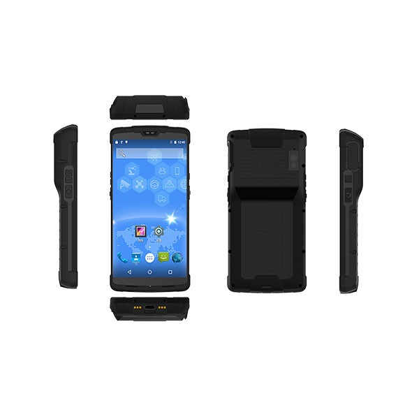 Quality Long Distance Handheld UHF Reader Writer With Fast Charging Touch Screen Industrial PDA for sale