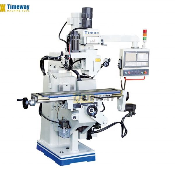 Quality High Accuracy CNC Turret Milling Machine with 5000 mm/min X/Y/Z-axis Rapid Feed for sale