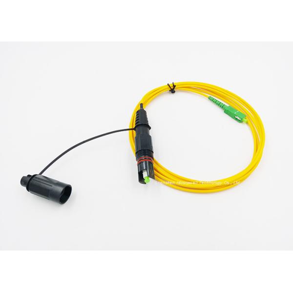 Quality Dustproof Outdoor Fiber Optic Patch Cables Mini SC Connector / Adapter IP67 for sale