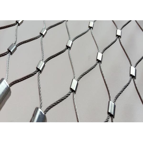 Quality Climbing Net Diamond Shape 316 Ferrule Rope Mesh for sale