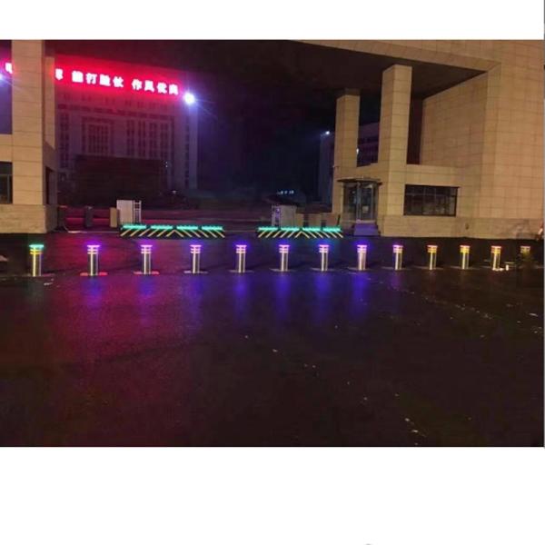 Quality Retractable Hydraulic Rising Bollards Automatic Access Control Stainless Steel for sale