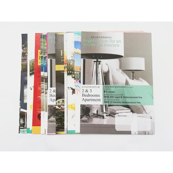 Quality Digital Business Catalog Printing Gloss Lamination 80gsm-350gsm Materials for sale